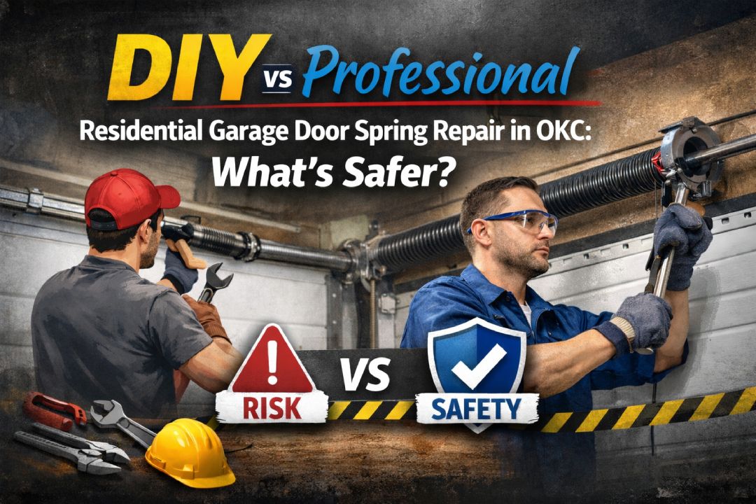 DIY vs Professional Residential Garage Door Spring Repair in OKC: What ...